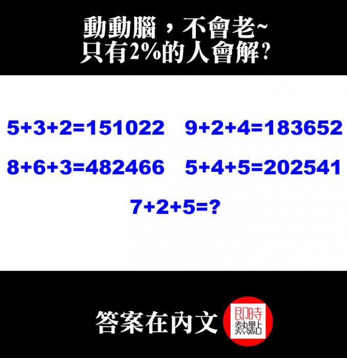 5+3+2=151022 摩斯密碼全球僅2%人破解 - 88gag.com